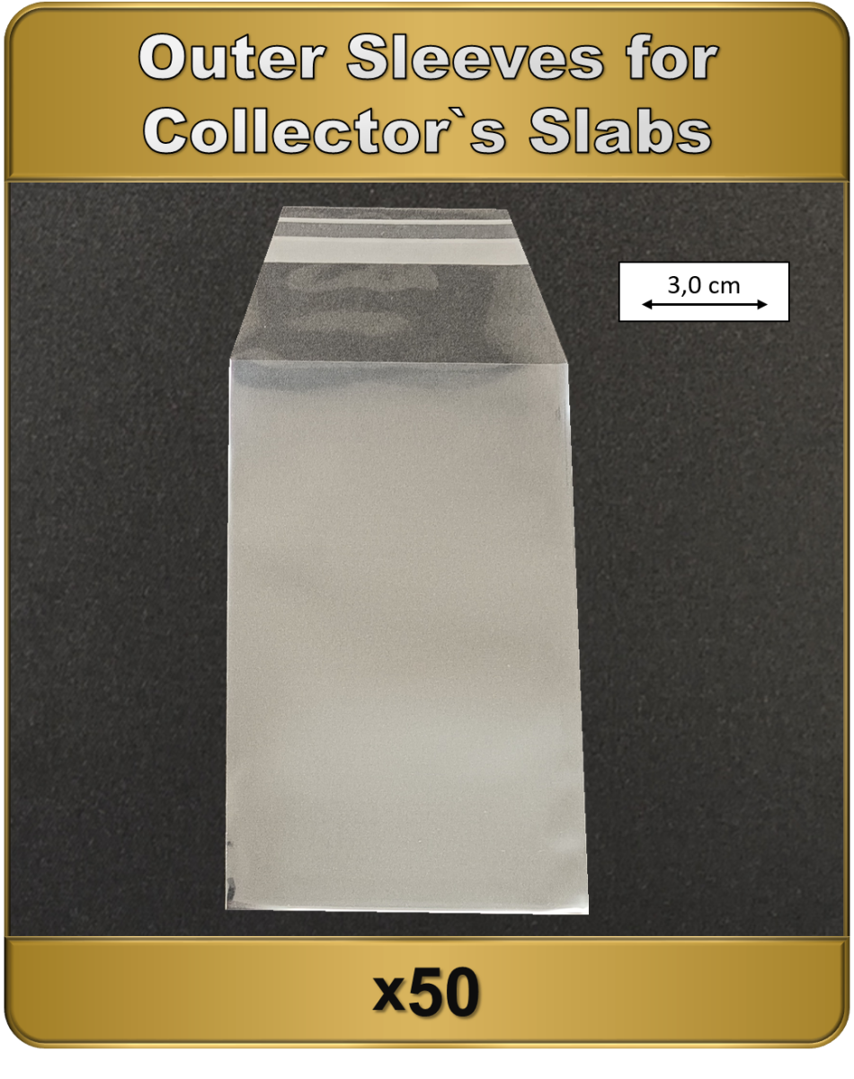 Outer Sleeves: Collector's Slabs (50 pcs), 10,99